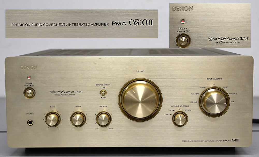 JY9-130【現状品】稼働品｜DENON デノン PMA-S10Ⅱ｜PRECISION AUDIO COMPONENT/INTEGRATED AMPLIFIER｜アンプ・オーディオ機器・音響 ...