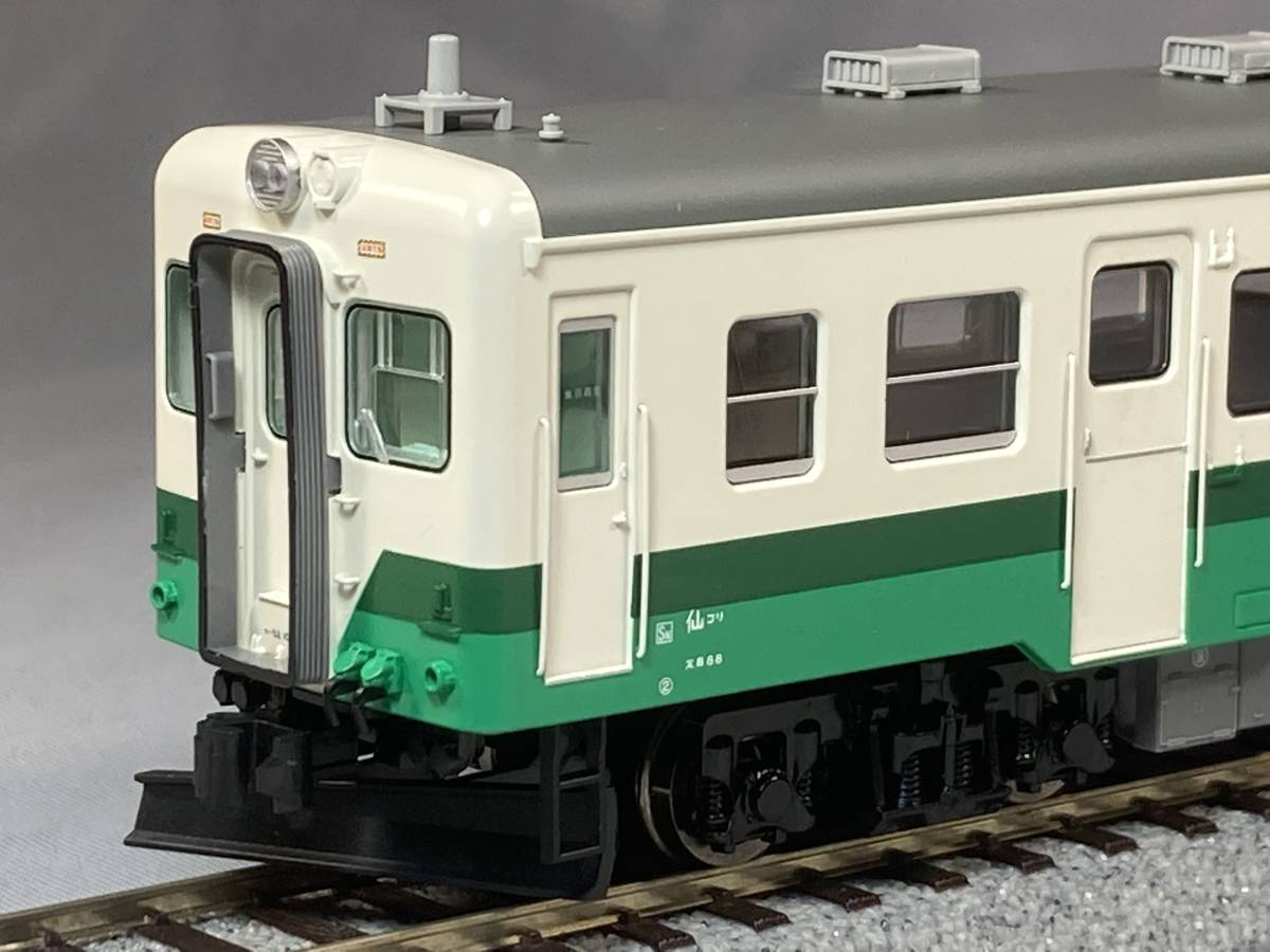 未使用品 マイクロエース キハ52 109号機(郡山運輸区・東北地域色 H-5-009)プラ製精密モデル 室内灯 ヘッド テール点灯(スイッチ ...