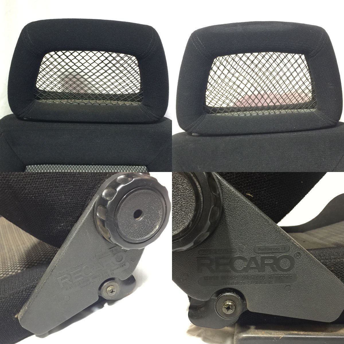 RECARO KEIPER RECARO GMBH & CO Remscheid Idealsitz L/LX/LS 84 Ausfuhrung LX レカロシート 左右セット レール付き ...