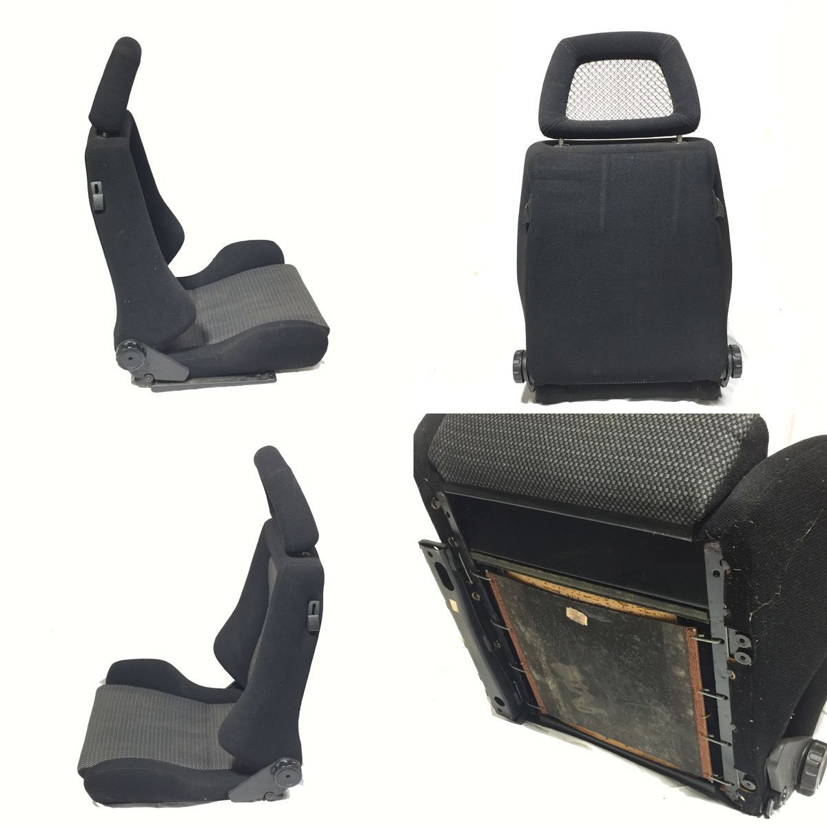 RECARO KEIPER RECARO GMBH & CO Remscheid Idealsitz L/LX/LS 84 Ausfuhrung LX レカロシート 左右セット レール付き ...