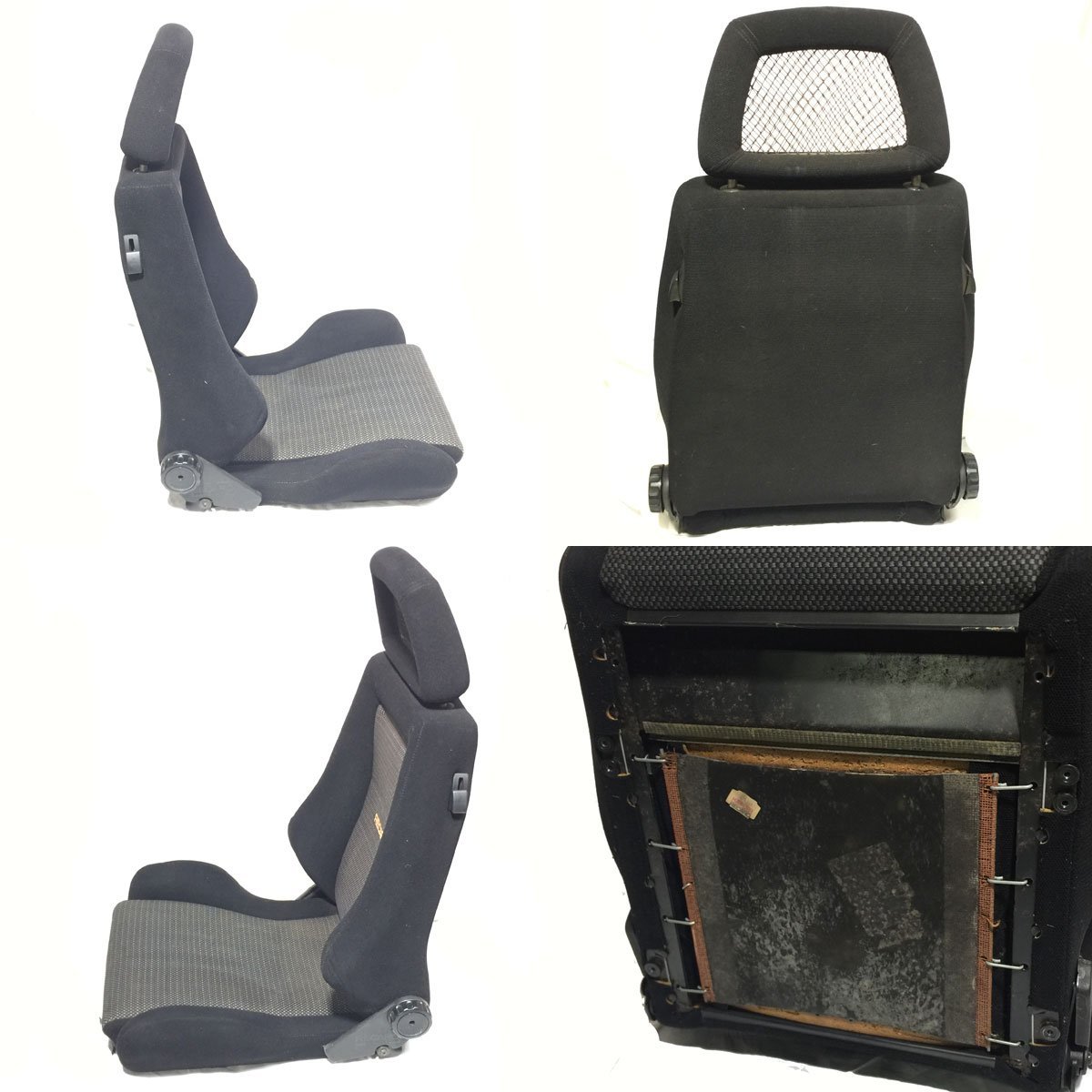 RECARO KEIPER RECARO GMBH & CO Remscheid Idealsitz L/LX/LS 84 Ausfuhrung LX レカロシート 左右セット レール付き ...