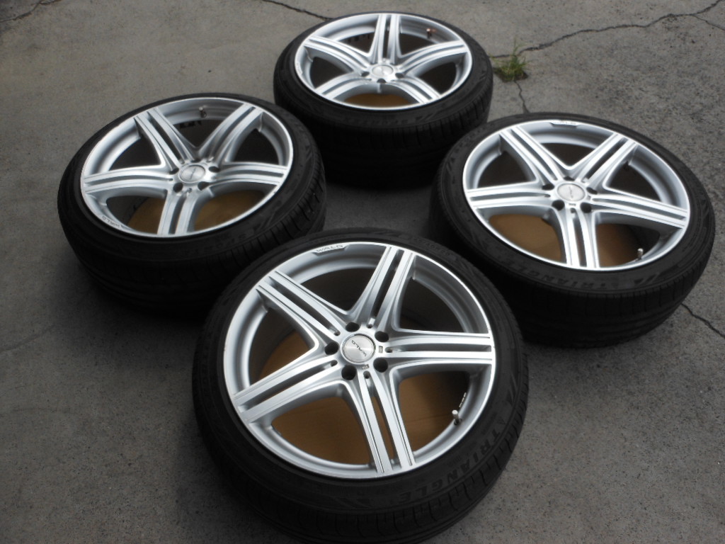 WALD (ヴァルド) MAHORA (マホラ) M11 シルバーポリッシュ 20インチ 8.5J/9.5J +40 5H PCD114.3 245/40R20 中古4本セット /【Buyee ...