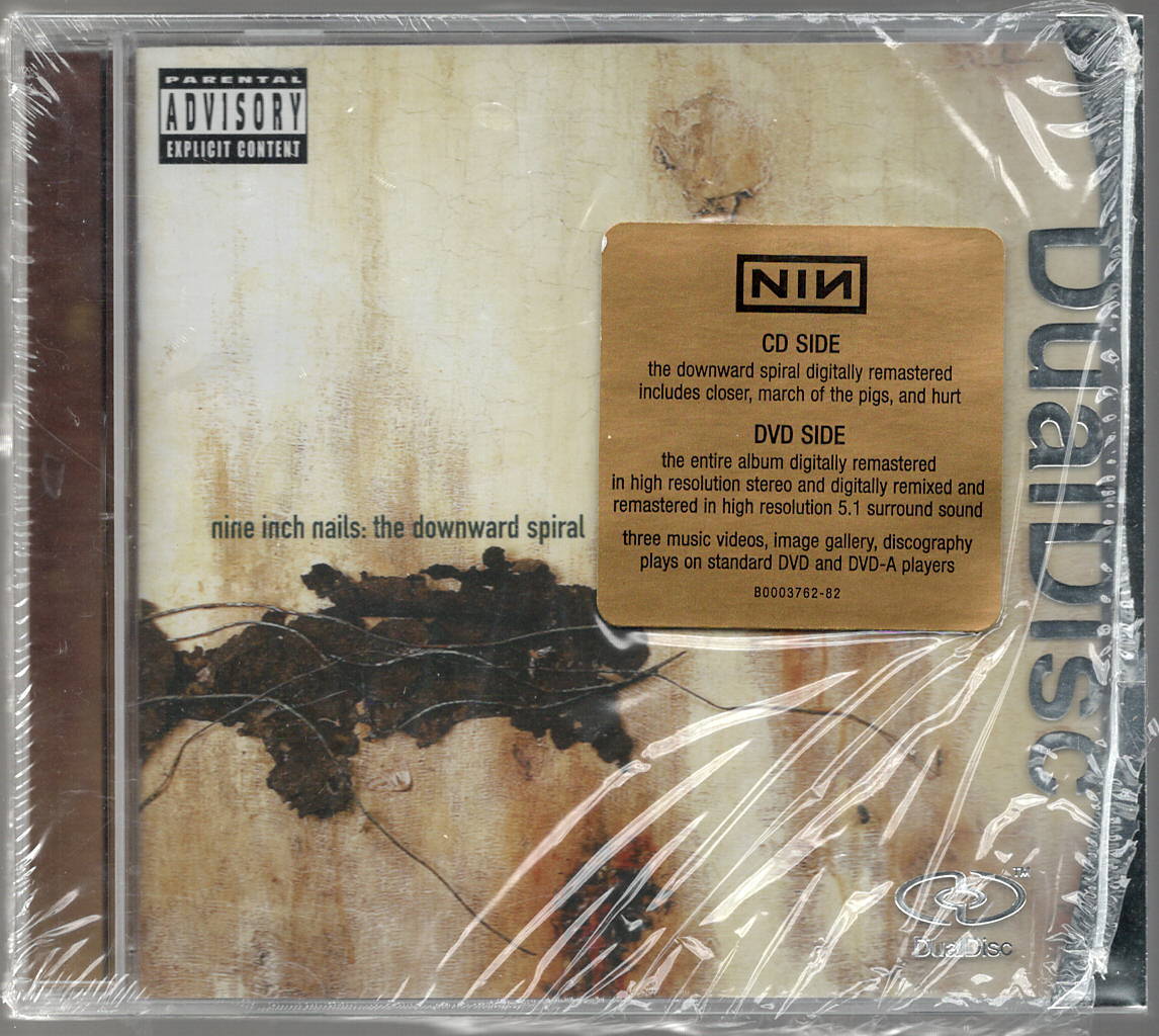 NINE INCH NAILS ナイン・インチ・ネイルズ／THE DOWNWARD SPIRAL CD+DVD サラウンド・デュアルディスク ...