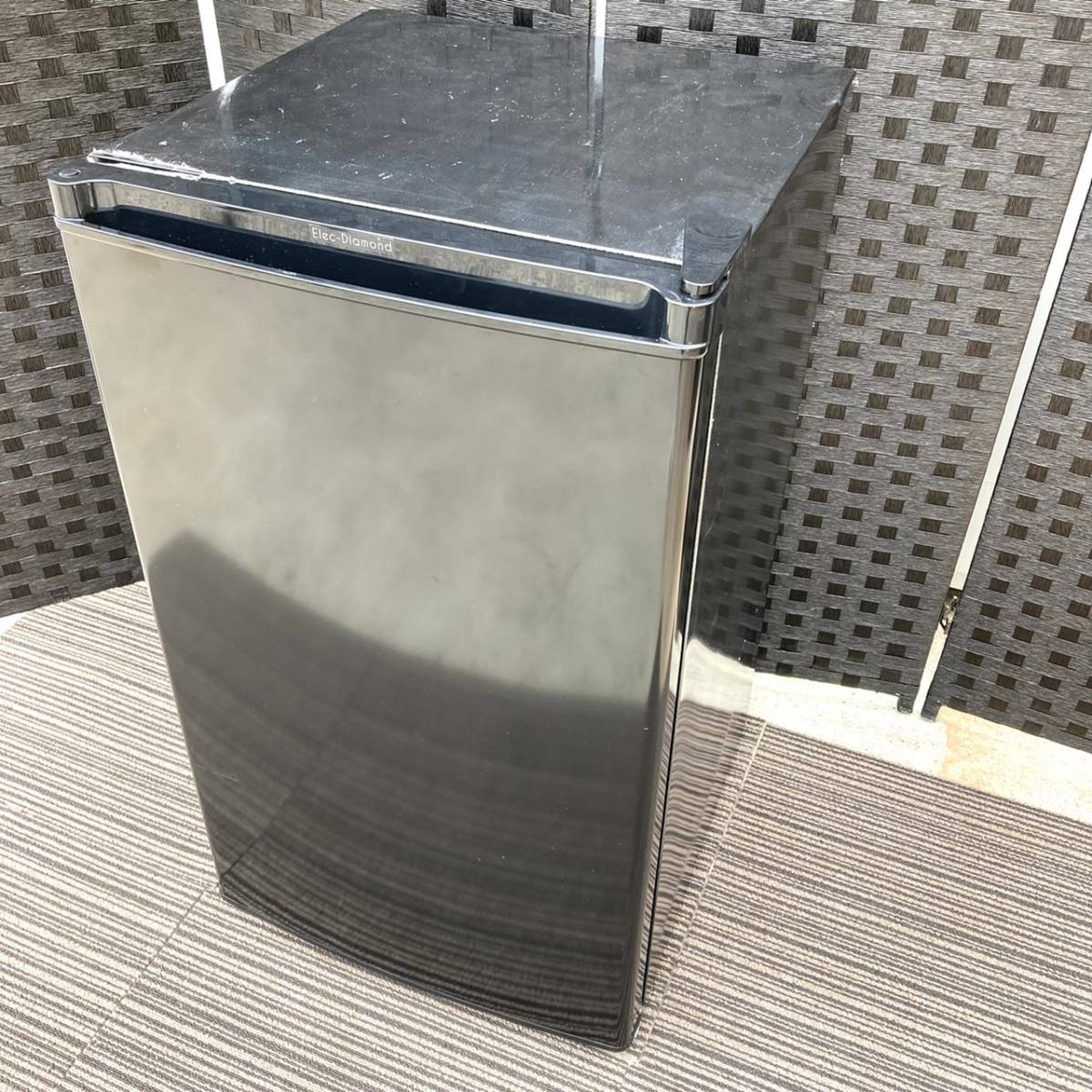 送料無料!!Elec-Diamond 60L 1ドア冷凍庫 TQF-0160BK ストッカー 三段 右開き 動作品 2020年製/102-038 /【Buyee】