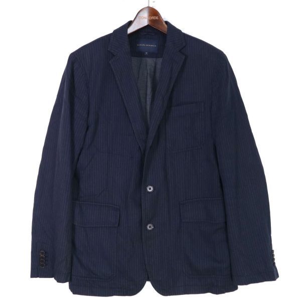 BANANA REPUBLIC バナナリパブリック 通年 ストライプ 2B テーラード ジャケット Sz.38 メンズ E2T02198_A# ...