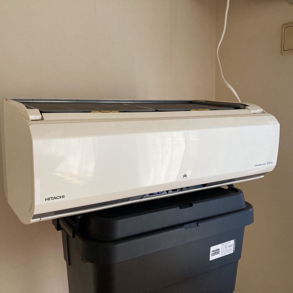 HITACHI 日立 ルームエアコン RAS-X40F2 ホワイト 白くまくん くらしカメラ4 ステンレスクリーン フィルター自動洗浄 14畳用 200V 2016年製 /【Buyee ...