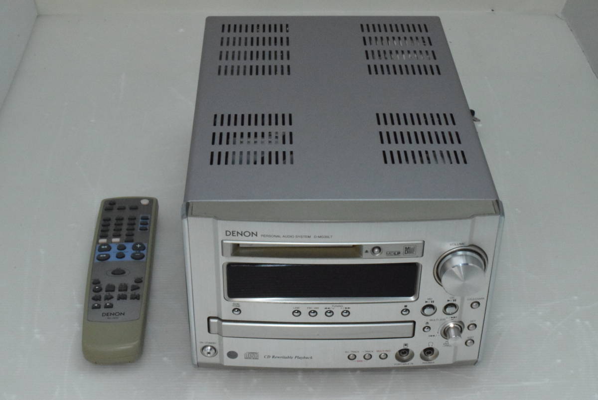 DENON デノン MD・CD・AM・FMレシーバー D-MG35LT リモコン付 CDピックアップ交換済 動作確認 /【Buyee】 Buyee - Japanese Proxy ...