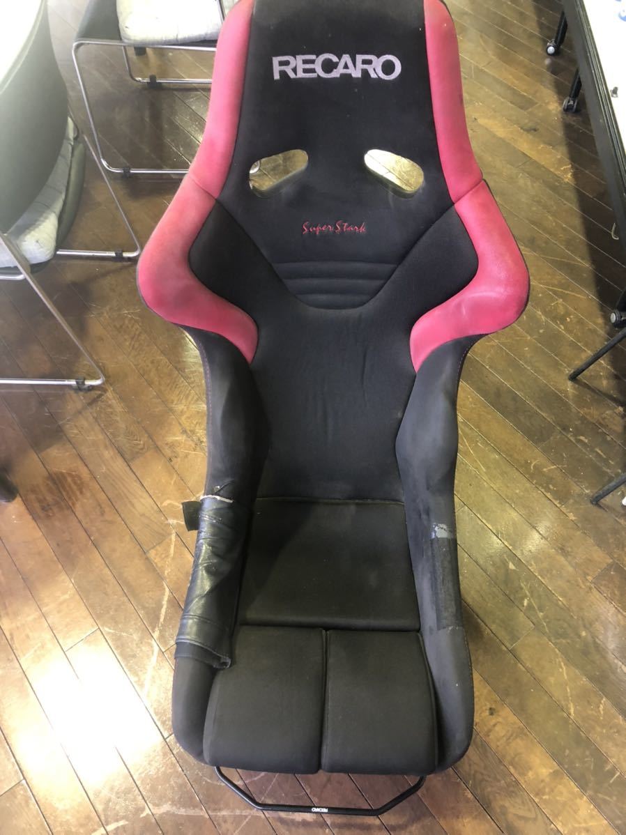 希少限定品 レカロ RECARO RS-G スーパースターク superstark FD3Sレールとサイドプロテクター付き フルバケットシート レカロシート SPG /【Buyee ...