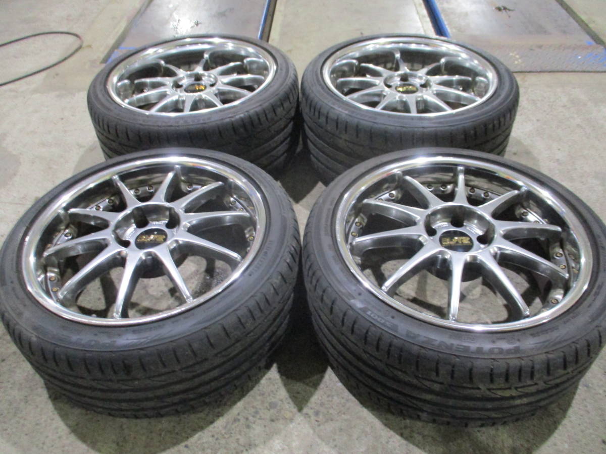 BLITZ TECHNO SPEED Z1 18×8.5+41＆18×9.5+38 PCD114.3×5 235/40R18＆265 ...