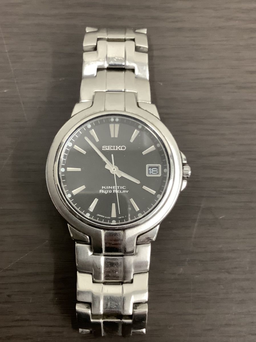 SEIKO 5J22-0C30 KINETIC AUTO RELAY 腕時計 自動巻き キネティック オートリレー メンズ 腕時計 /【Buyee】 Buyee - Japanese ...