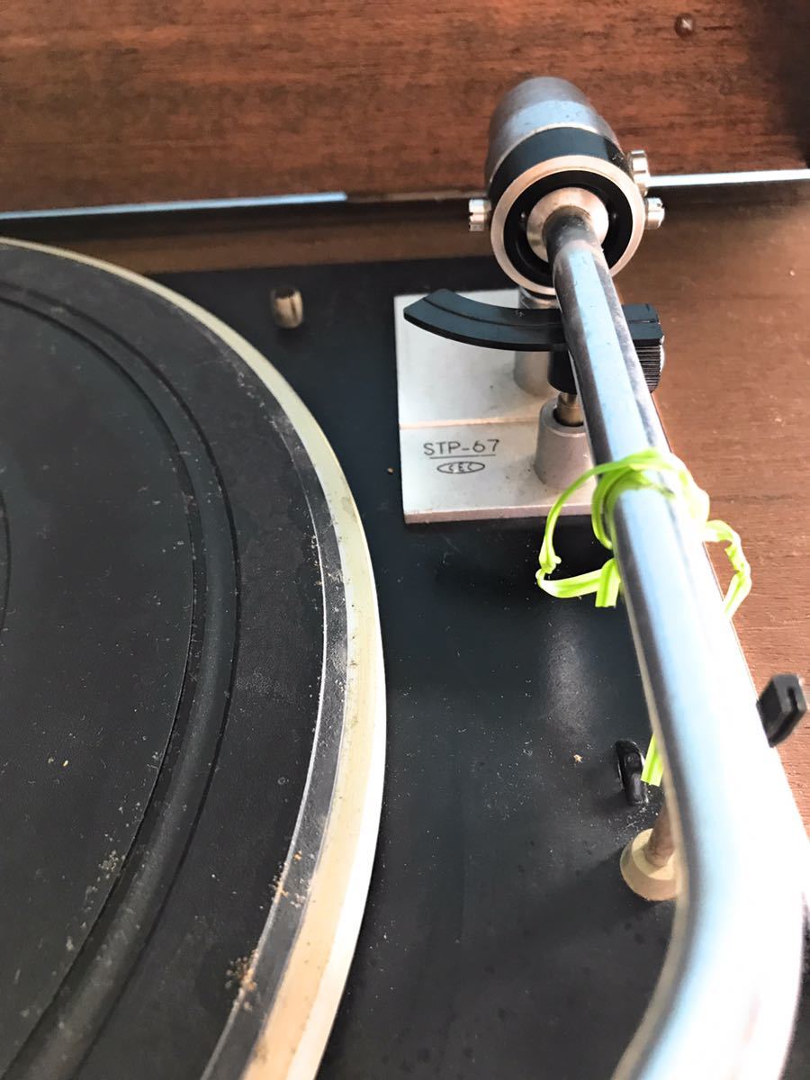 【ジャンク】CEC STP-67 STEREO PLAYER 3SPEED SYNCHRONOUS MOTOR レコードプレーヤー ...