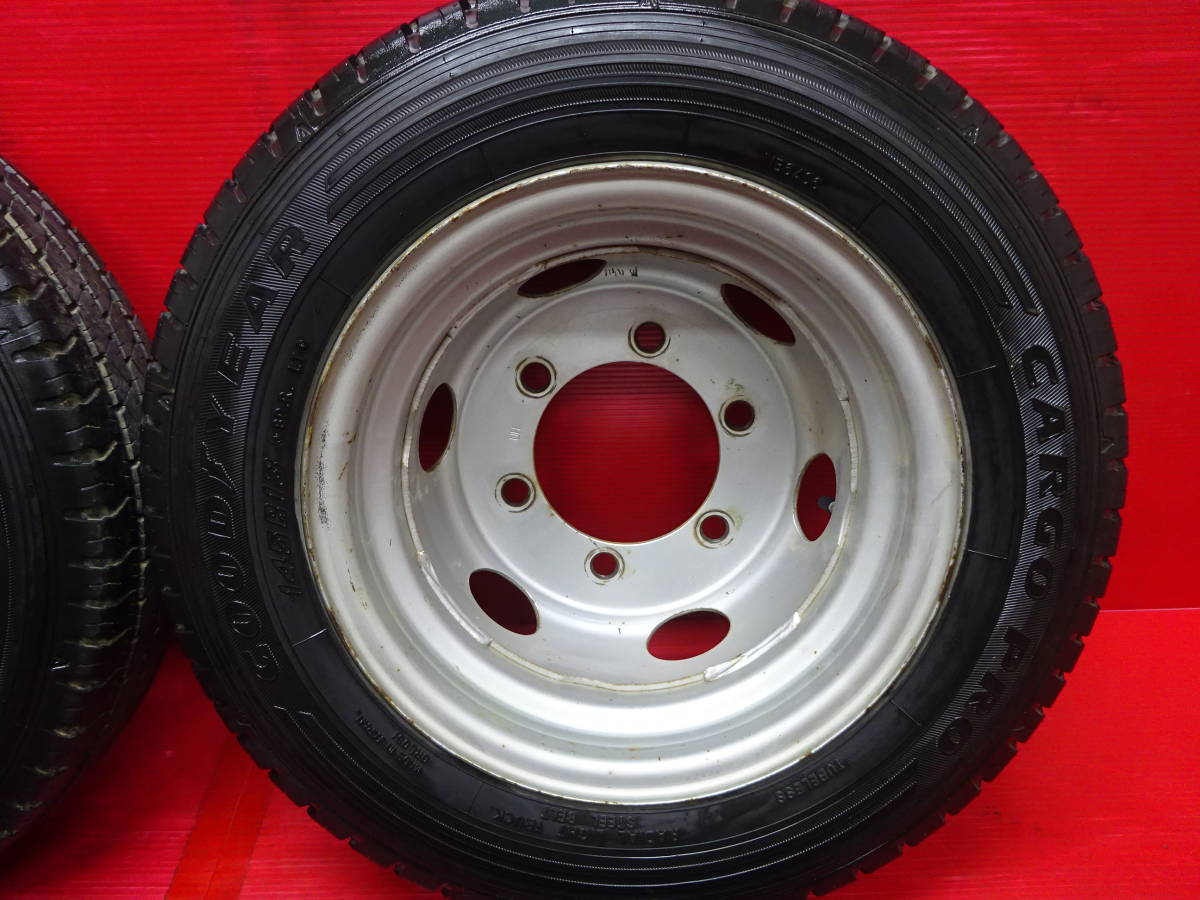 トヨタ ダイナ純正13インチホイール 4本 4J 6H 6穴 GOODYEAR CARGO PRO 145R13 8PR LT TOYOTA DYNA トラック バン /【Buyee ...