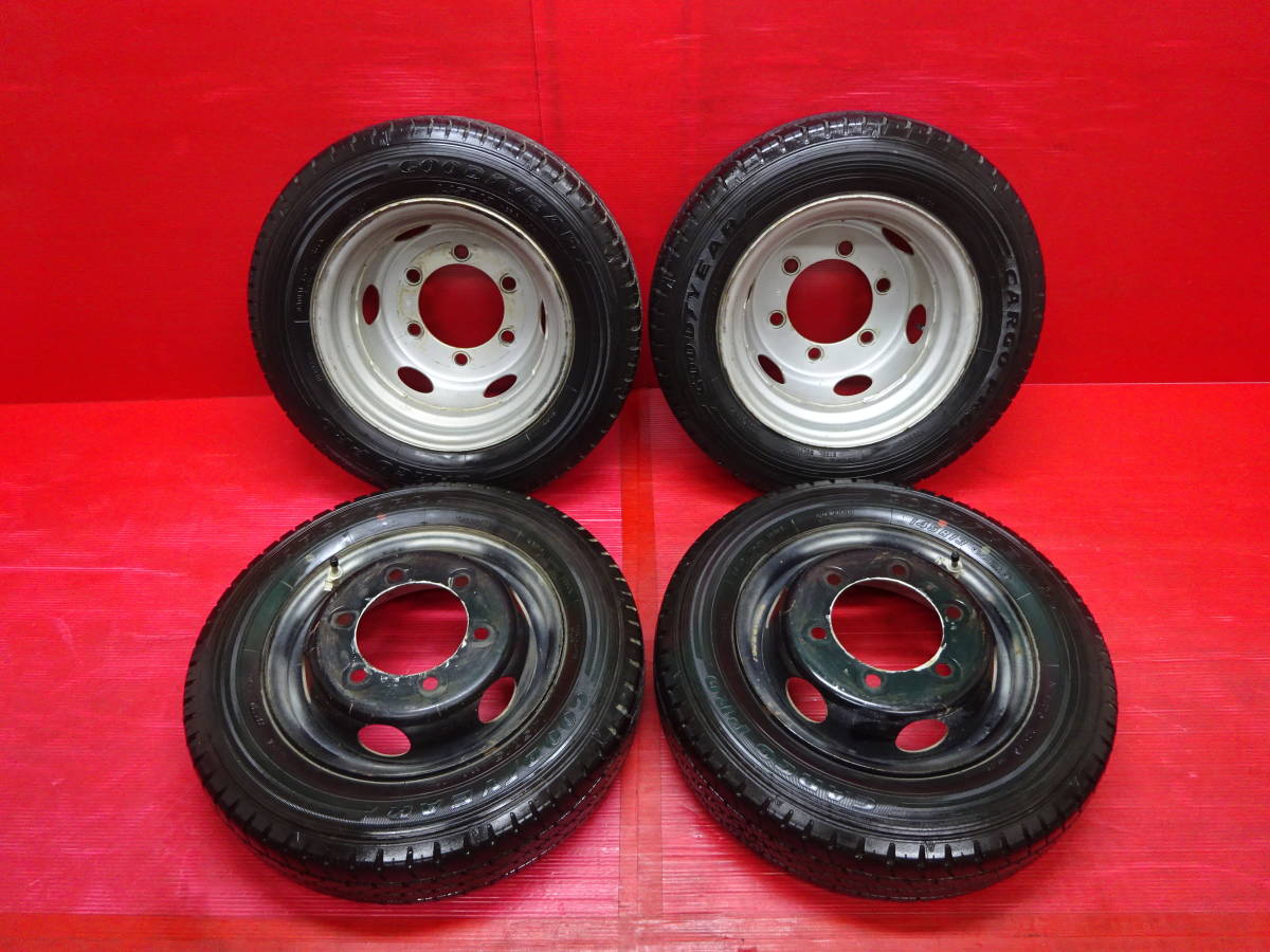 トヨタ ダイナ純正13インチホイール 4本 4J 6H 6穴 GOODYEAR CARGO PRO 145R13 8PR LT TOYOTA DYNA トラック バン /【Buyee ...