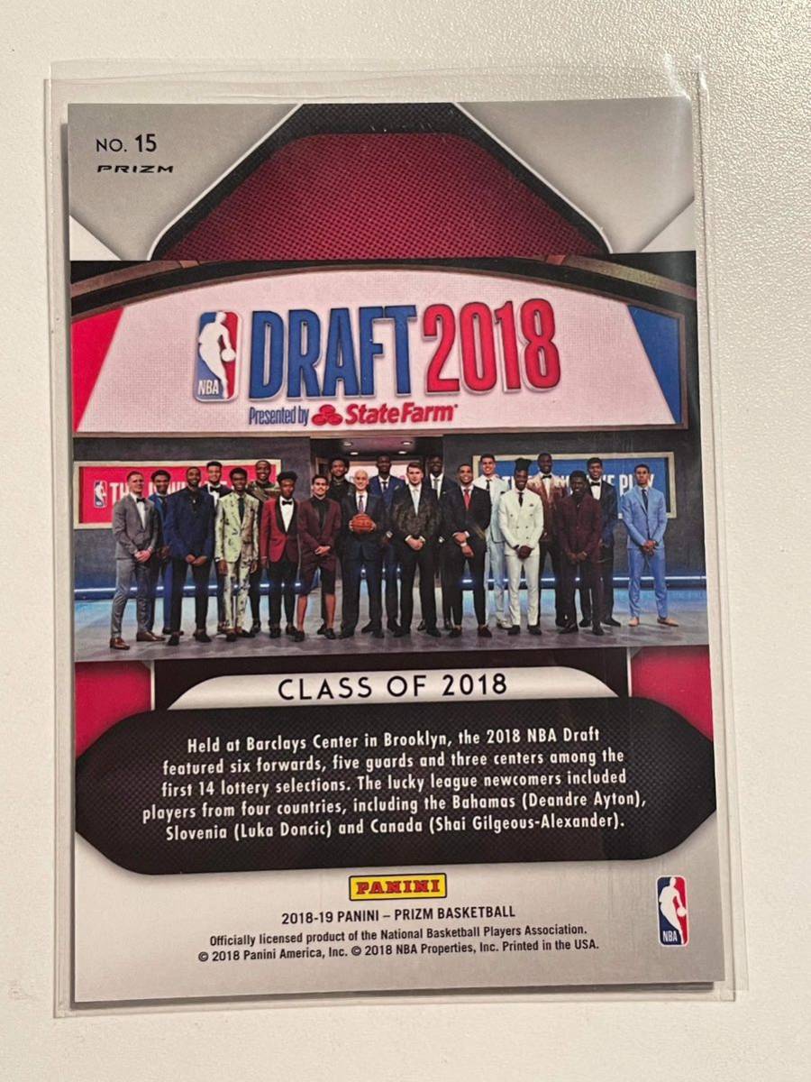 Prizm NBA Draft 2018 Rookie Class SILVER DISCO Insert NBAカード Luka ...