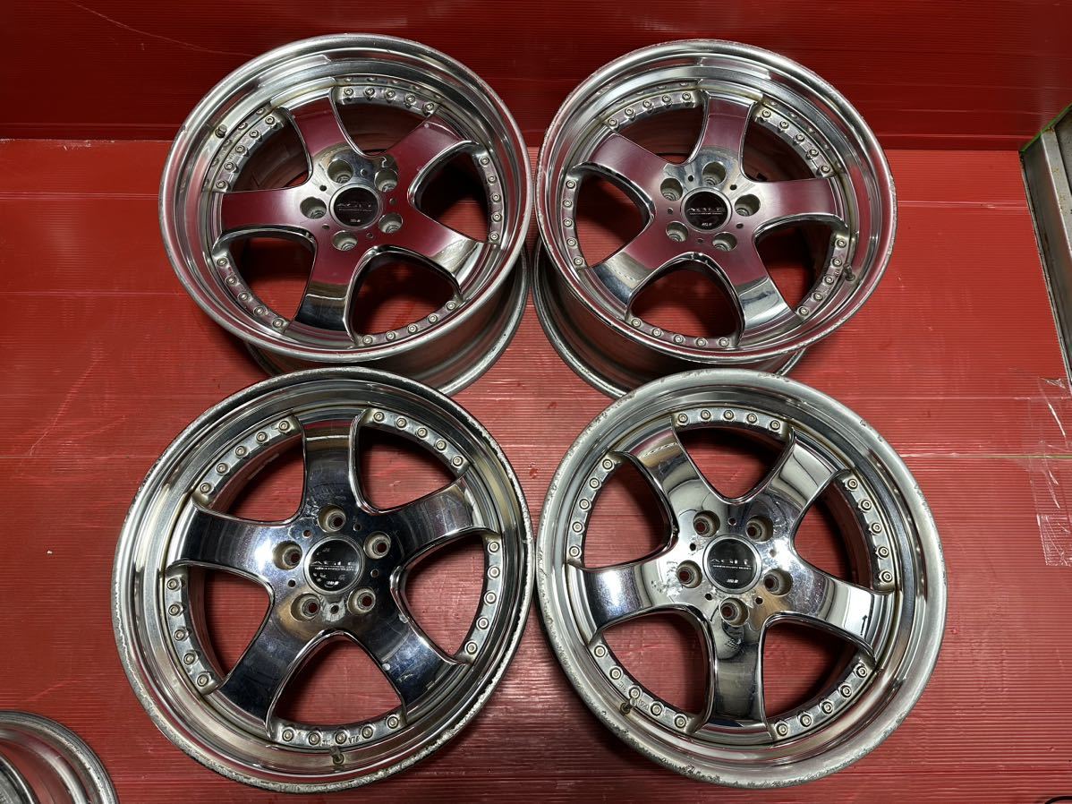 SSR AGLE PREMIUM 18インチ 8.5J/9.5J PCD：114.3/5H オフセット：+43 ハブ径：約73mm 日本製 4本 深リム BBS WORK ENKEI ...