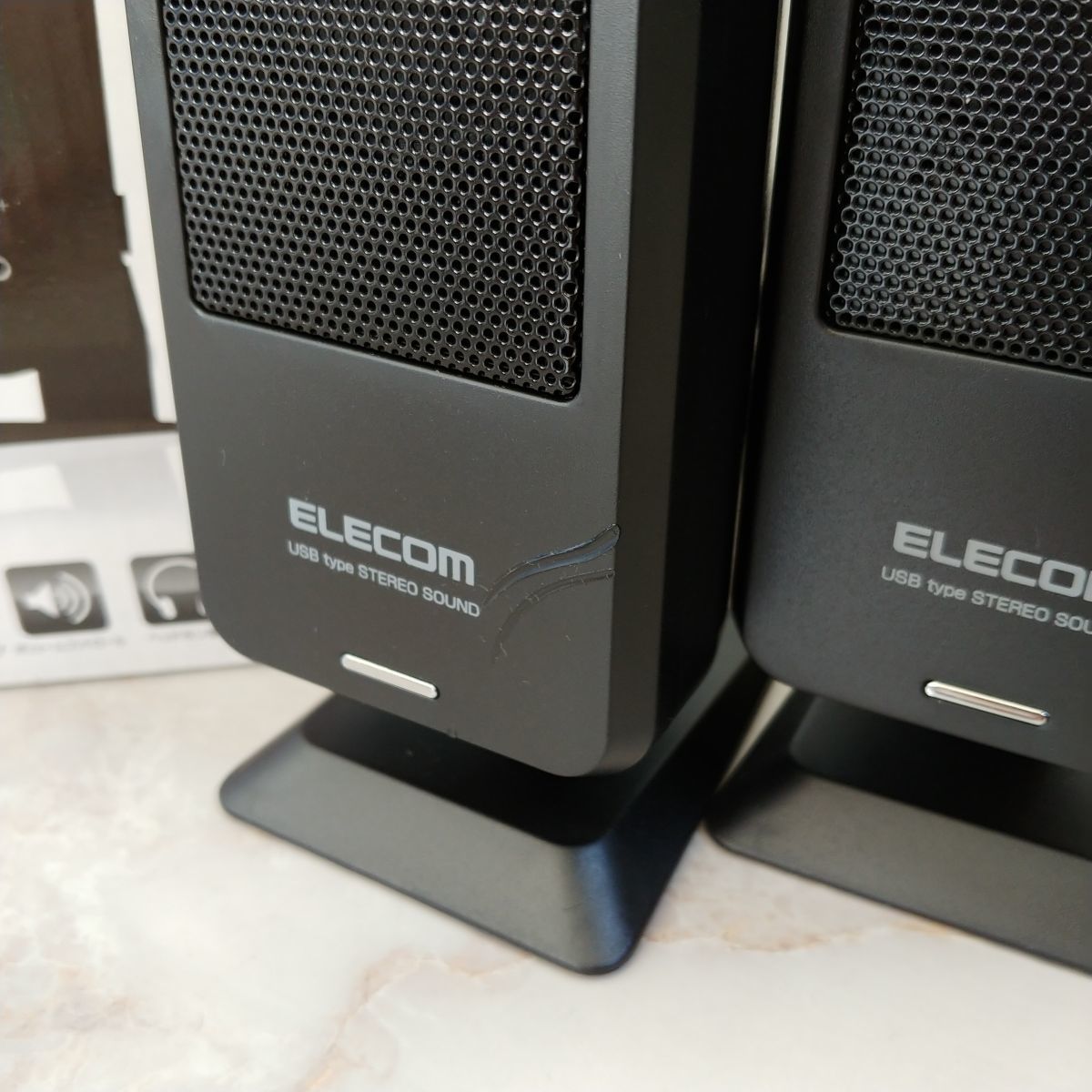 【☆動作確認済☆】ELECOM エレコム USB コンパクト ステレオ ペア スピーカー MS-UP201 BK ブラック コンセント不要 1円スタート SA811 /【Buyee ...