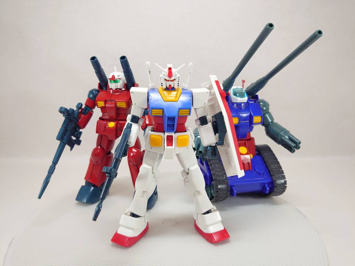 ジャンク HG V作戦セット ガンダム / ガンキャノン / ガンタンク 素組 完成品 素組み HGUC /【Buyee】