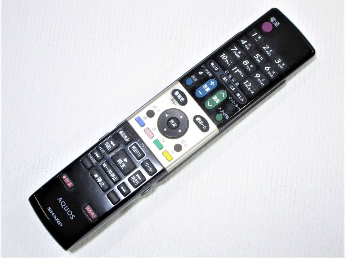 SHARP シャープ リモコン AQUOS GA863WJSA (LC-26DV7 LC-32DX3 LC-40DX3 LC-46DX3 LC-52DX3 用) M01-1216 ...
