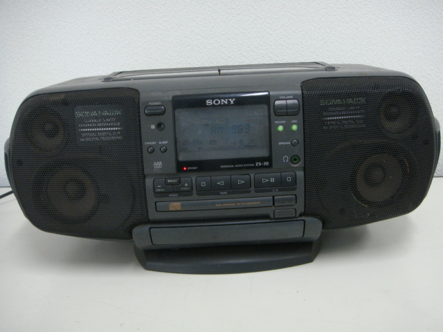 ソニー SONY ZS-70 ラジカセ PERSONAL AUDIO SYSTEM CD FM/AM 電源コード付 ジャンク品 /【Buyee】 Buyee - Japanese Proxy ...