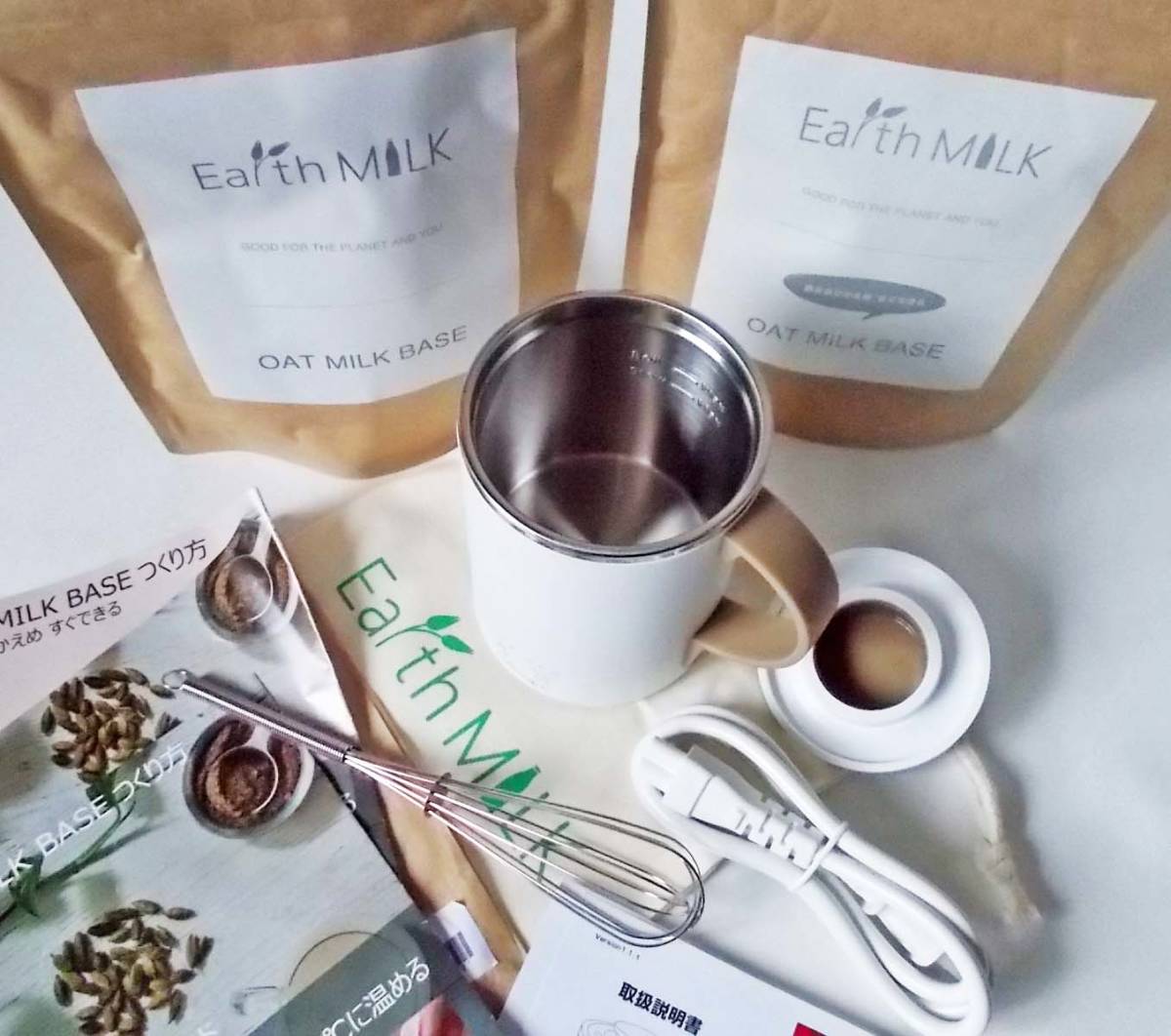 Earth MILK アースミルク 手作りホームメイド 新品 マグケトル+オーツミルクベース2袋+マドラー 4点セット /【Buyee】 "Buyee" 일본 통신 판매 상품・옥션의 대리 ...