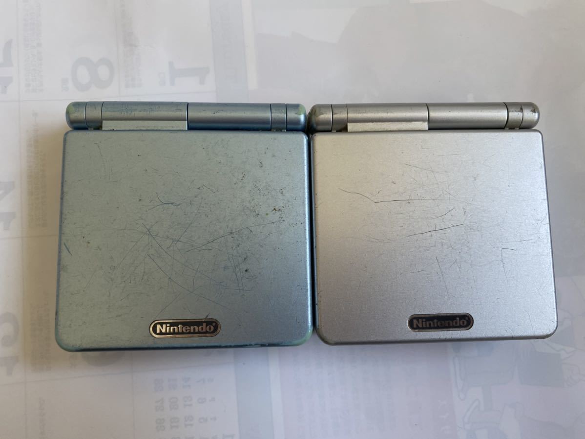 【現状ジャンク品】任天堂 ゲームボーイ アドバンス SP Nintendo GAMEBOY ADVANCE ASG-001 計2個 まとめ ...