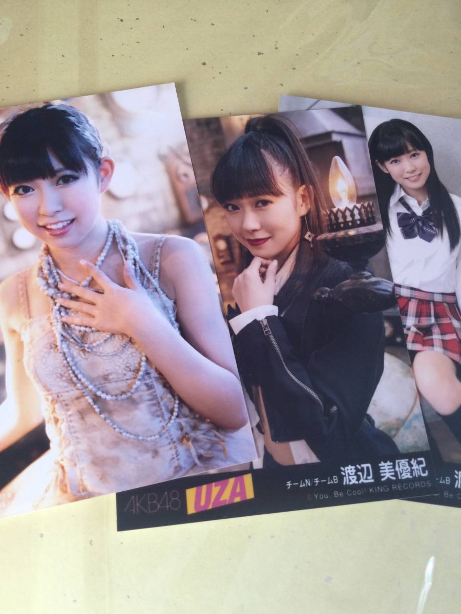 AKB48 UZA 通常盤・劇場盤封入写真 チームN／チームB 渡辺 美優紀 3枚 他にも出品中 説明文必読 NMB48 /【Buyee】 "Buyee" Japanese Proxy ...