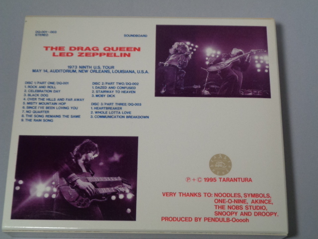 LED ZEPPELIN/THE DRUG QUEEN 3CD /【Buyee】