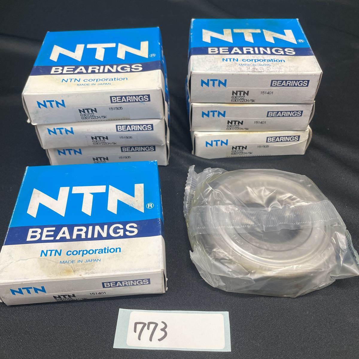 773 ベアリングNTN BEARINGS 15C-9 6307Z 6307ZZ 6307ZZCM/5K 未使用長期保管品 7点 まとめて ...