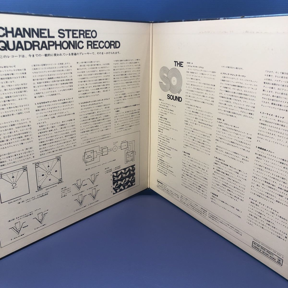 高音質 サウンドチェック盤 4channel Stereo Quadraphonic Record 地球はひとつ SQ 4チャンネル LP ...