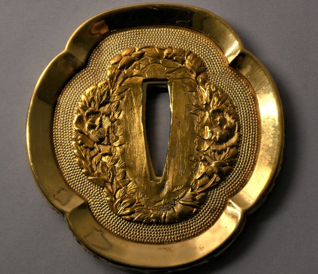 ⑤『 金無垢 ？ 太刀鐔 牡丹図 137g 』【 売り切ります 】§検索§ 鍔 鐔 肥後 甚吾 仏教美術 仏像 水戸 宗眠 龍虎 後藤 古刀匠 /【Buyee】 "Buyee ...