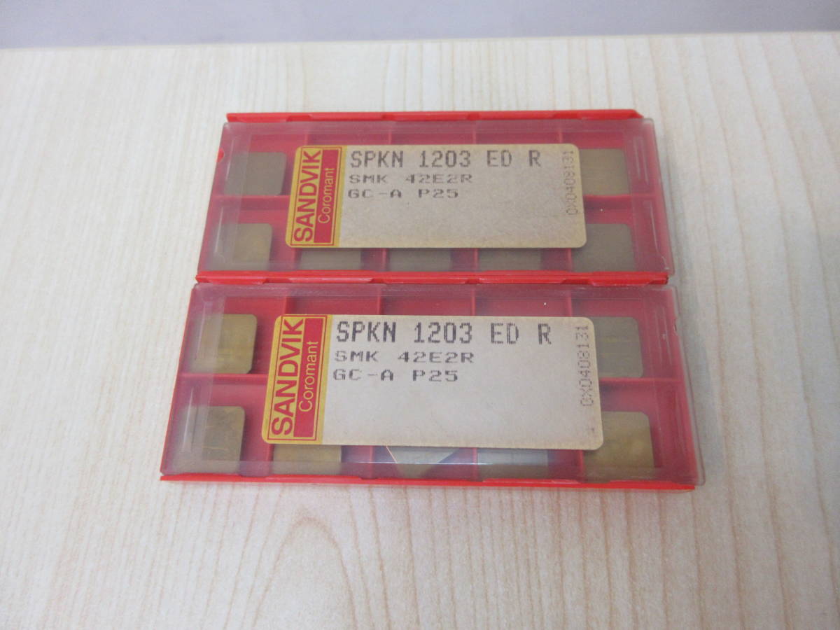 18290 新品 未使用 SANDVIK サンドビック SPKN 1203 ED R SNK 42E2R GC-A P25 チップ 四角形 ...