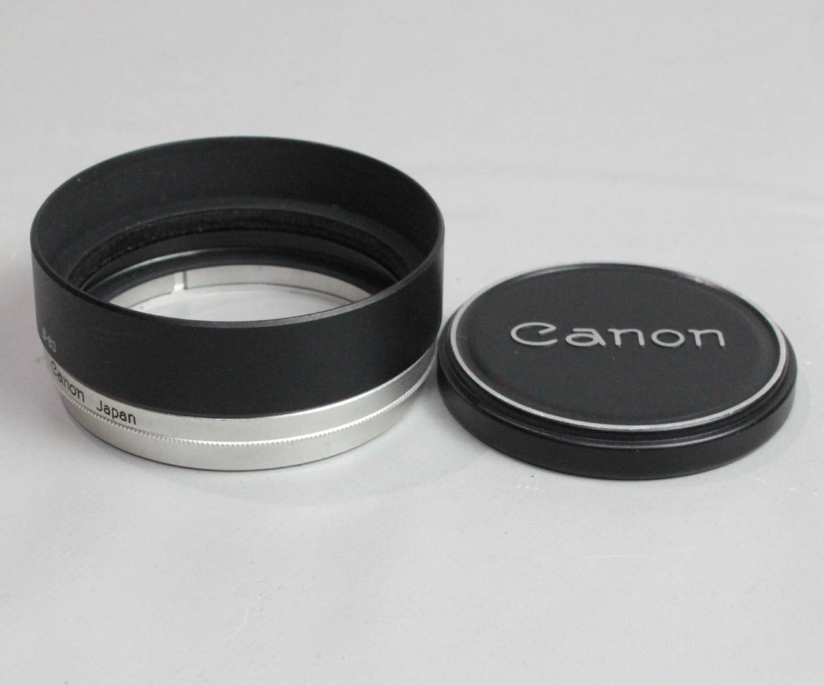 011263 【美品 キヤノン】 Canon S-60 かぶせ式メタルレンズフード&58mm メタルキャップ /【Buyee】 日本代购平台-产品购物网站大全-Buyee一站式代购