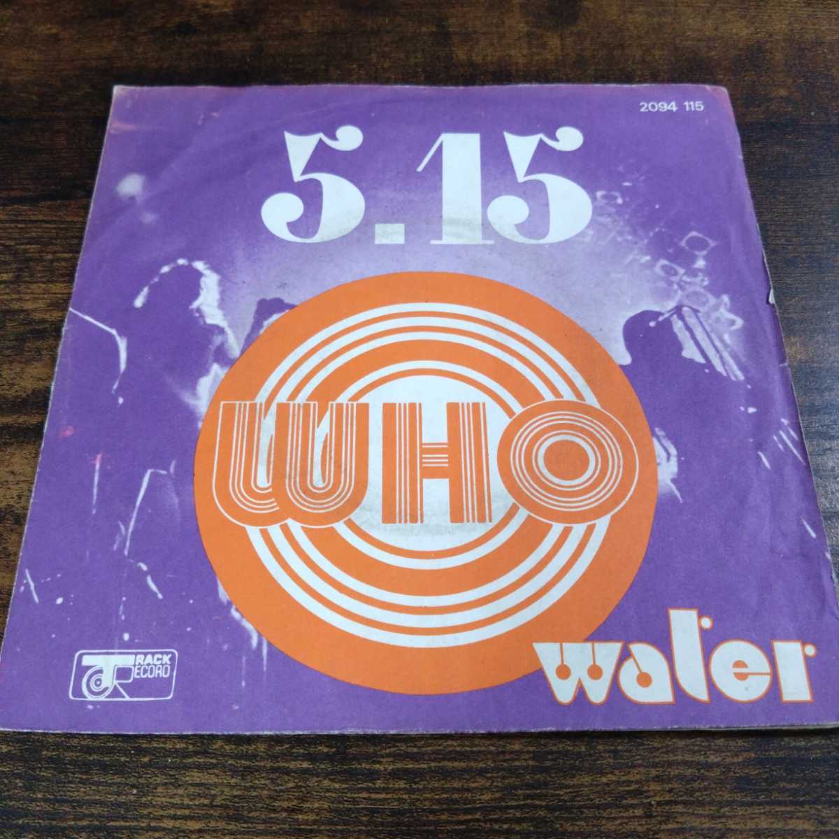 THE WHO / 5：15 5時15分 ザ・フー フランス盤シングルレコード 7' EP /【Buyee】 Buyee - Japanese ...