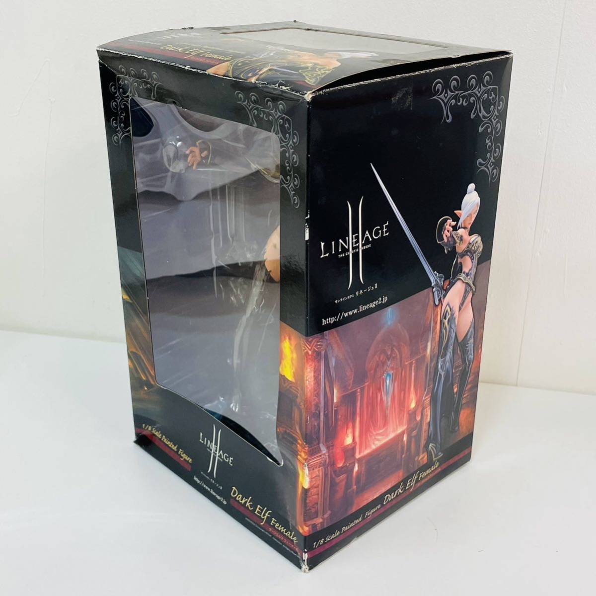 新品未開封 リネージュⅡ「ダークエルフ・フィメール（黒ハイレグTバックビキニアーマー）」1/8フィギュア i11425 80サイズ発送 ...