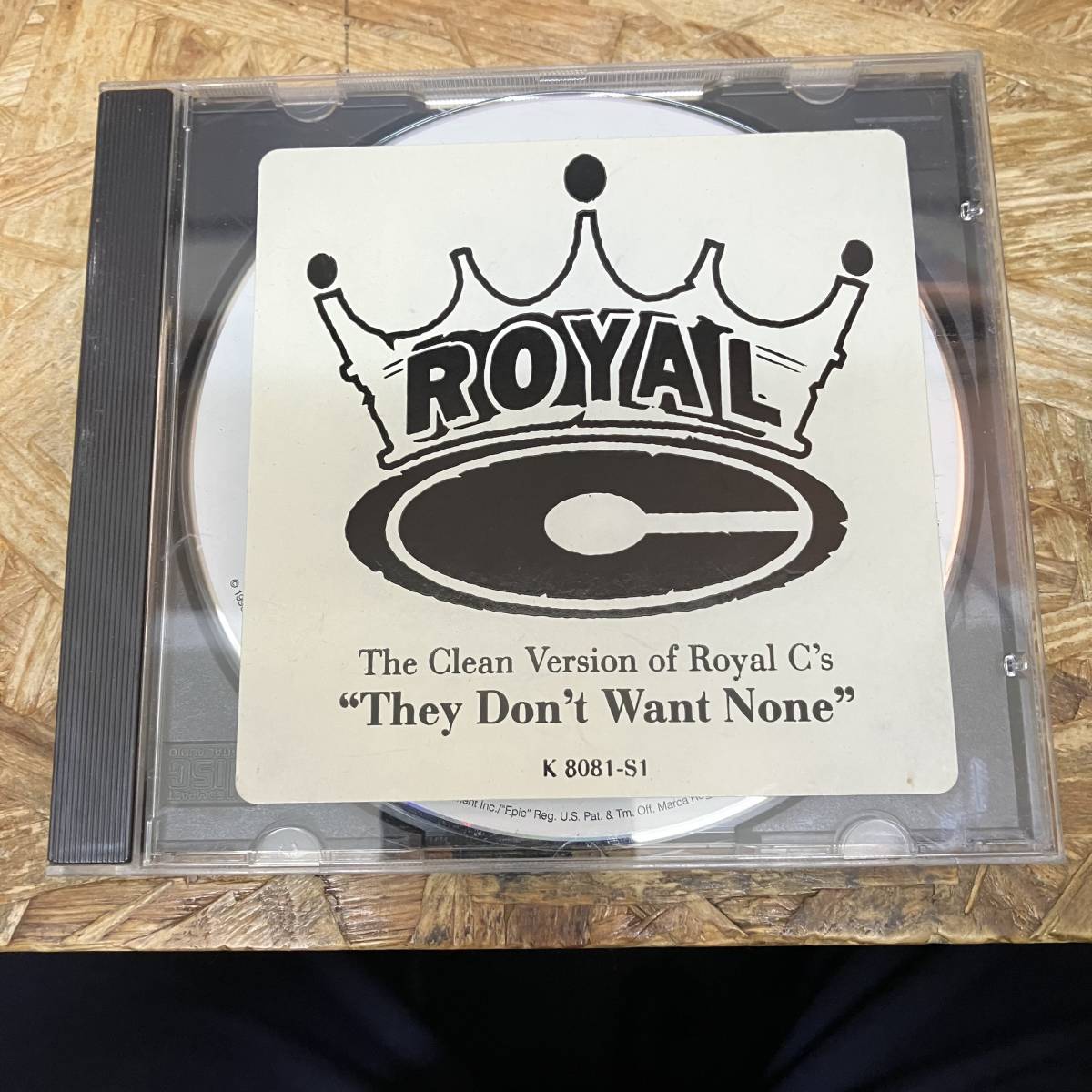 HIPHOP,R&B ROYAL C - THEY DON'T WANT NONE シングル,RARE,HYPE STICKERコレクターズ ...