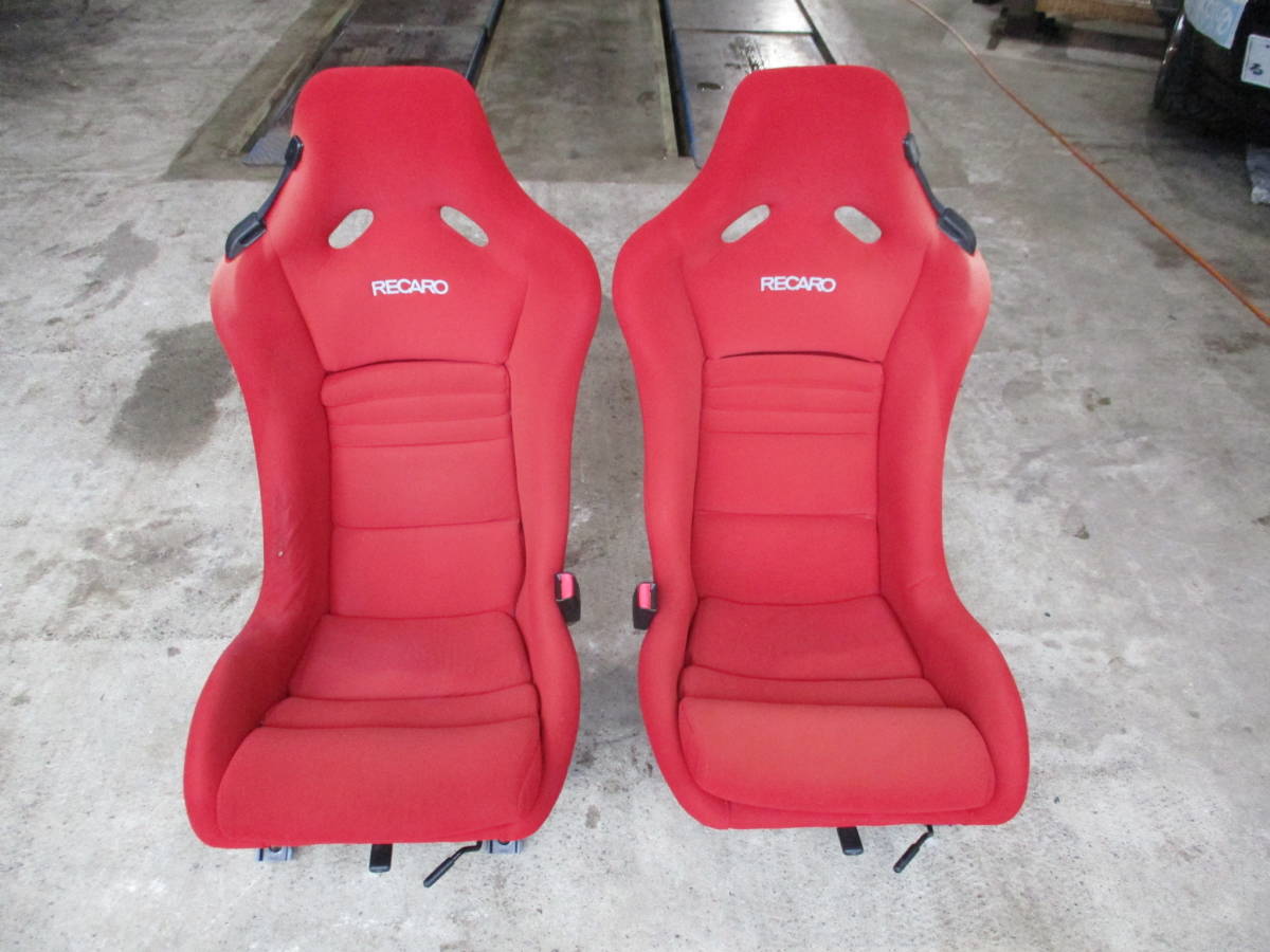 FD3S RX-7/RX7 スピリットR 純正 RECARO/レカロ フルバケットシート/フルバケ カーボンケブラー 運転席＆助手席 ...