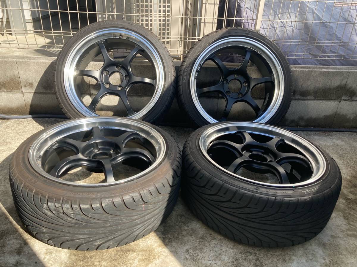ADVAN Racing RG-D2 18インチ×8.5J+45 114.3-5H KR20 225/40_検）アドバン ...
