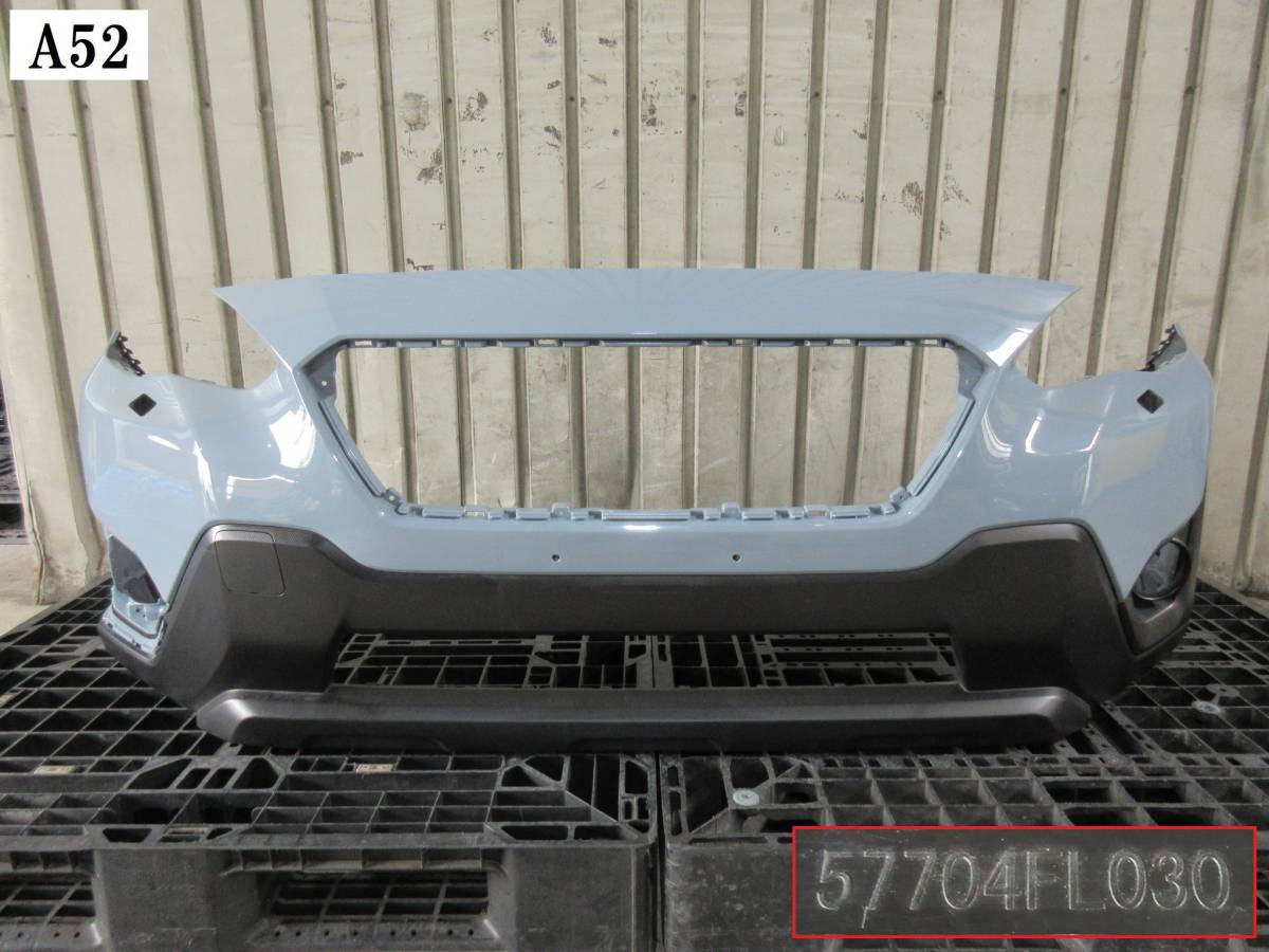 Q9Q9 GT3 GT7 GTE GT系 スバル XV 後期 純正 フロント バンパー カバー 57704FL030 水色系 単品入荷品 ...