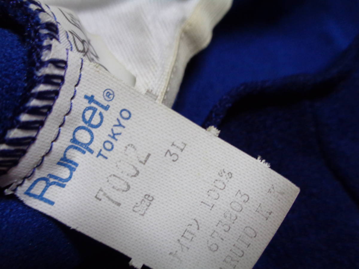 3L 紺 RUNPET ナイロン100％ 水着 昭和レトロ 未使用カビシミ汚れ、難有！ /【Buyee】