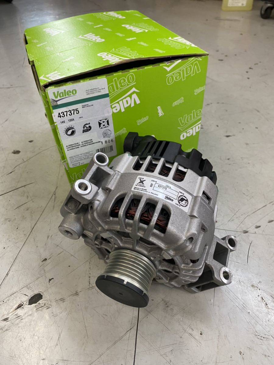 E60 E61 5シリーズ/X1 E84/X3 E83/Z4 E85 Valeo オルタネーター 1ピン (14V/120A)BMW 純正 ...