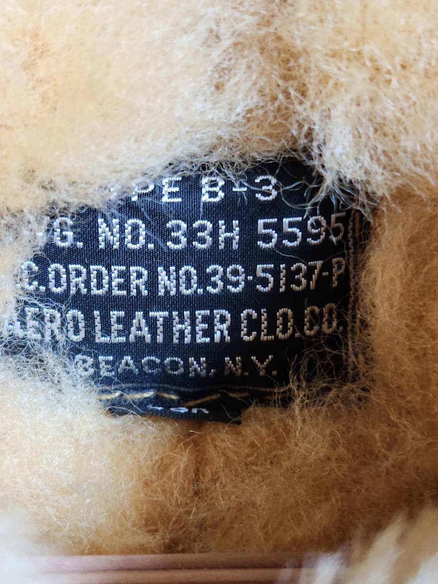 新品 THE FEW B-3 36 AERO LEATHER フライトジャケット バダラッシ ムートン ミリタリー シープ Flight jack Badalassi /【Buyee ...