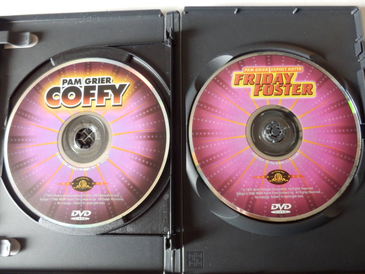 輸入版/2DVDs/US:映画- パム.グリア 主演/コフィー = Coffy/女記者フライデー- 謎の暗殺計画 = Friday ...