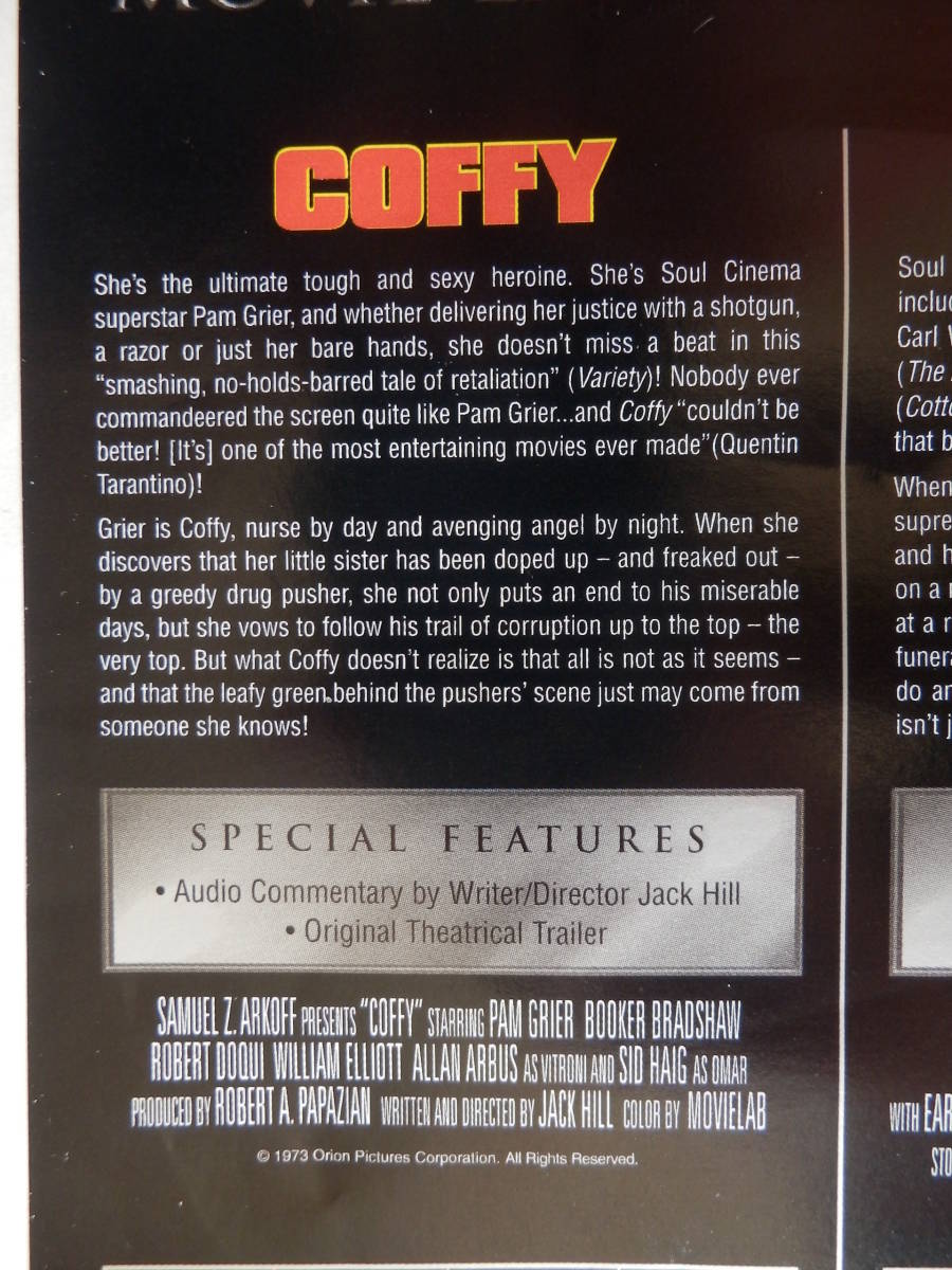輸入版/2DVDs/US:映画- パム.グリア 主演/コフィー = Coffy/女記者フライデー- 謎の暗殺計画 = Friday ...