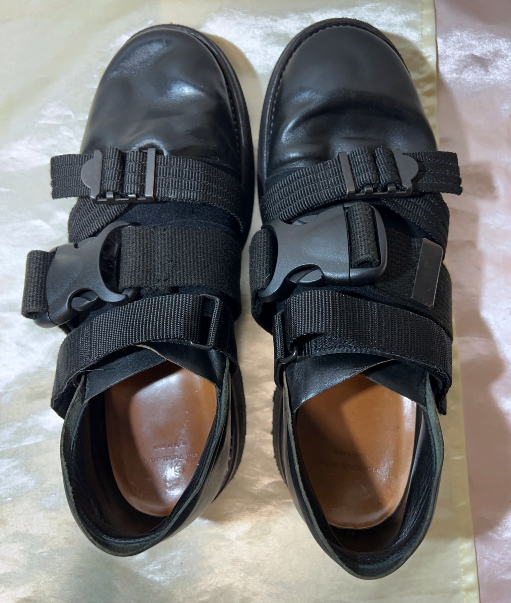 The Viridi-anne GUIDIレザーシューズ ベルト グイディレザー スニーカー ヴィリジアン VI-3086-09 カーフレザー ...