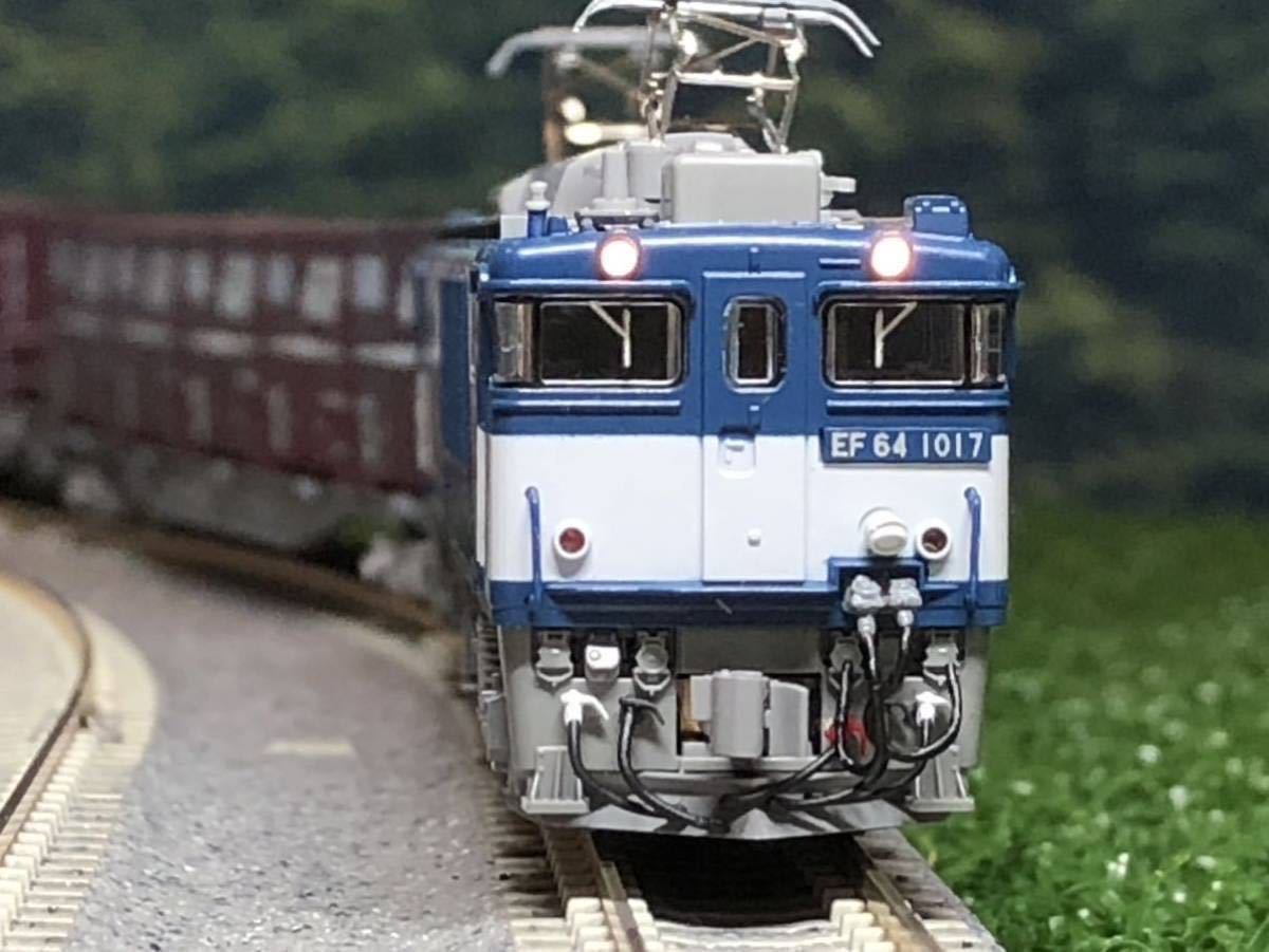 KATO 3024-2 EF64 1000 JR貨物新更新色【 EF64 1017】新品取付け加工、高輝度常点灯ライトユニット搭載、JRF ...