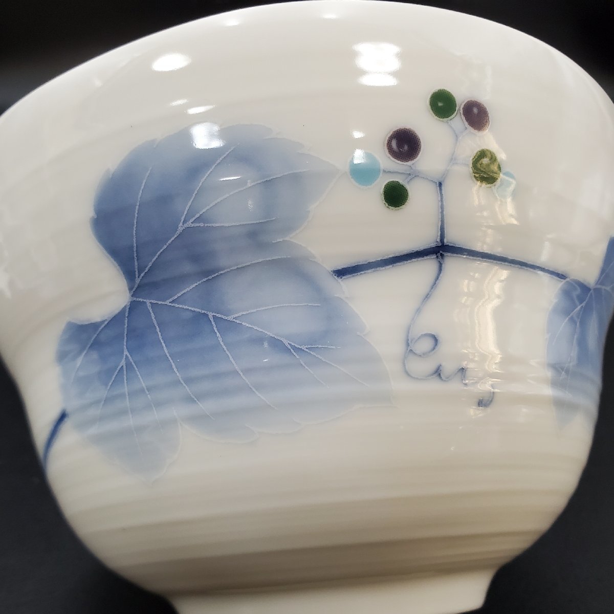 【宝蔵】未使用 香蘭社 KORANSHA 野ぶどう ペア どんぶり 丼物 御碗 13.5㎝ 和食器 化粧箱 /【Buyee】 Buyee ...