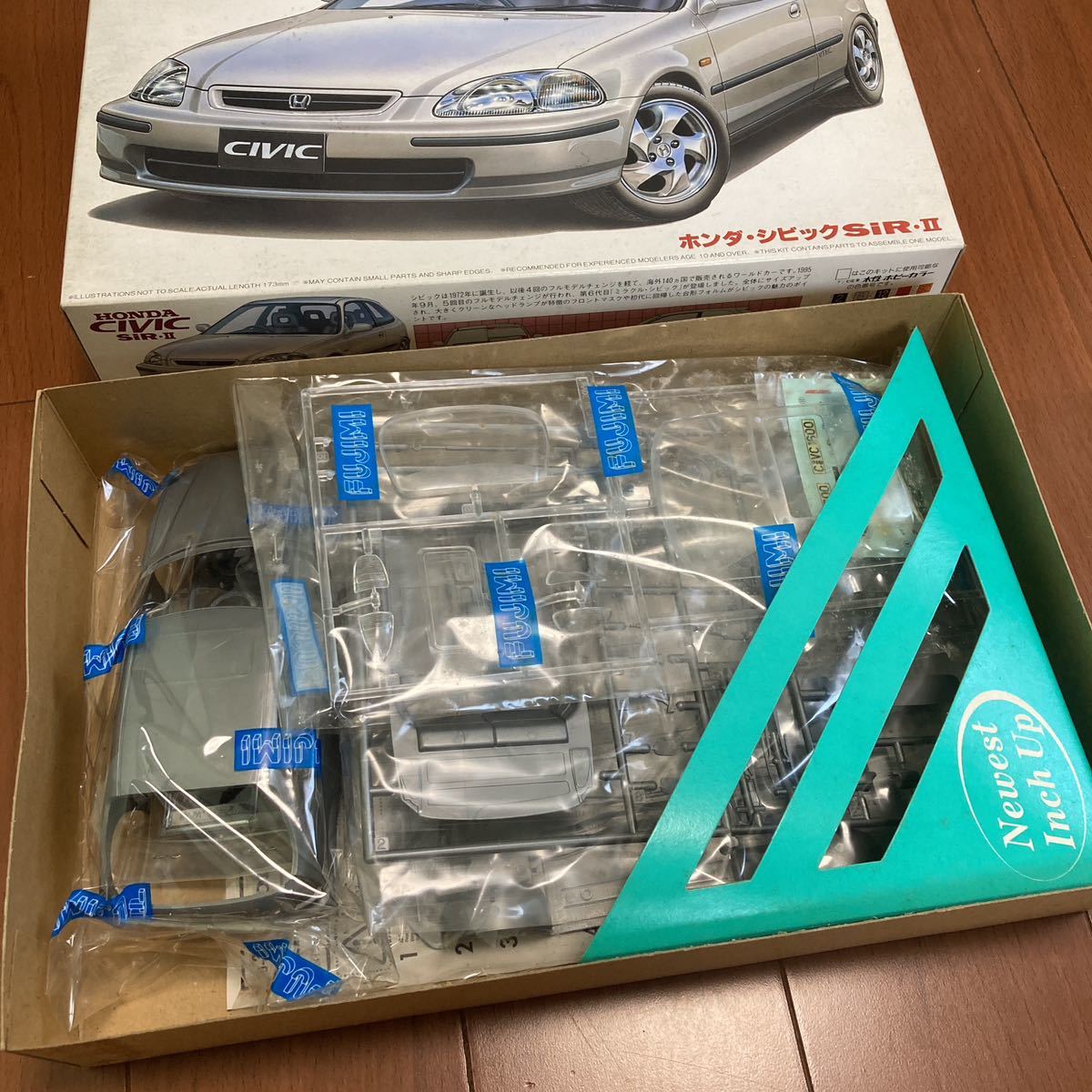絶版 フジミ 未組立 ホンダ シビック EK8 SIR レア USDM JDM ヘラフラ シャコタン HONDA 湾岸 プラモデル 当時ek8 ...