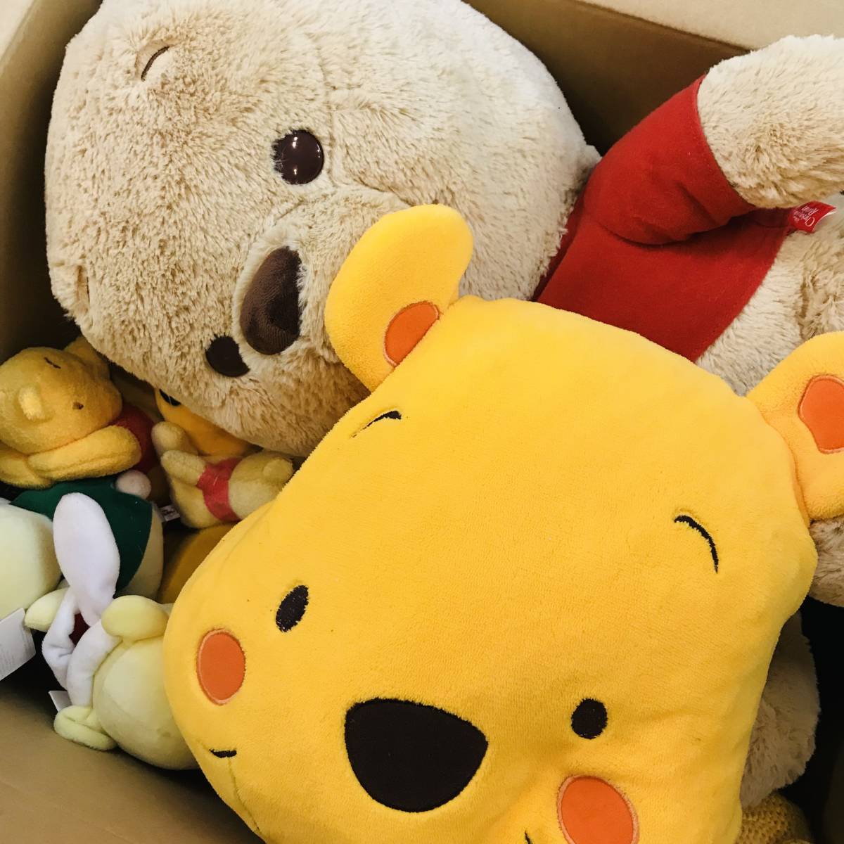 QB9946 ぬいぐるみ 大量 まとめ キャラクター キャラ いろいろ 色々 プーさん かわいい 子供向け 雑貨 おもちゃ 飾り ...