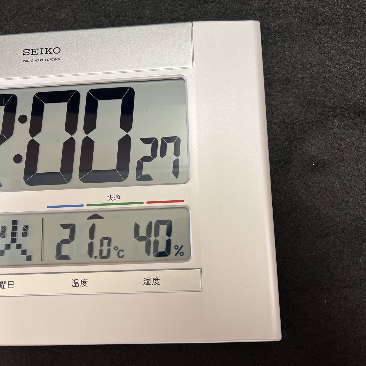 ★☆【動作確認済み・電池付き】 SEIKO セイコー デジタル時計 SQ429W 電波時計 温度・湿度・快適度表示付き #9175☆★ /【Buyee】 "Buyee" Japanese ...