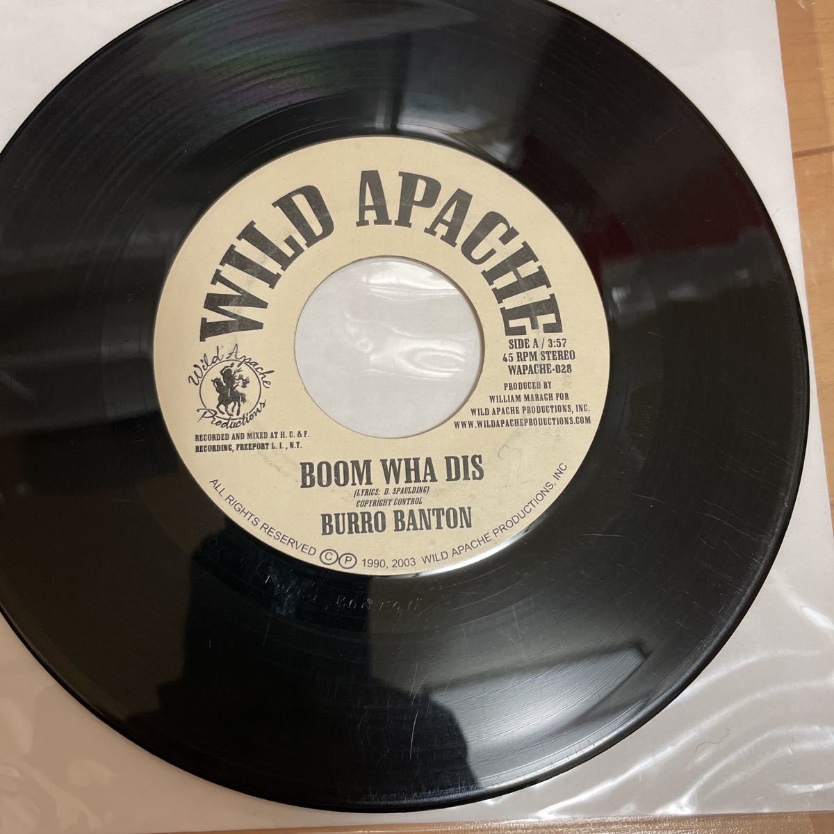 [mad mad / disease riddim] BOOM WHA DIS/ BURRO BANTON / WILD APACHE /【Buyee】 Buyee - Japanese ...